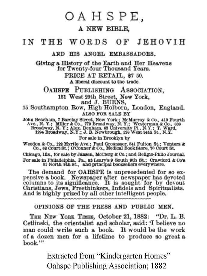 OAHSPE Standard Edition